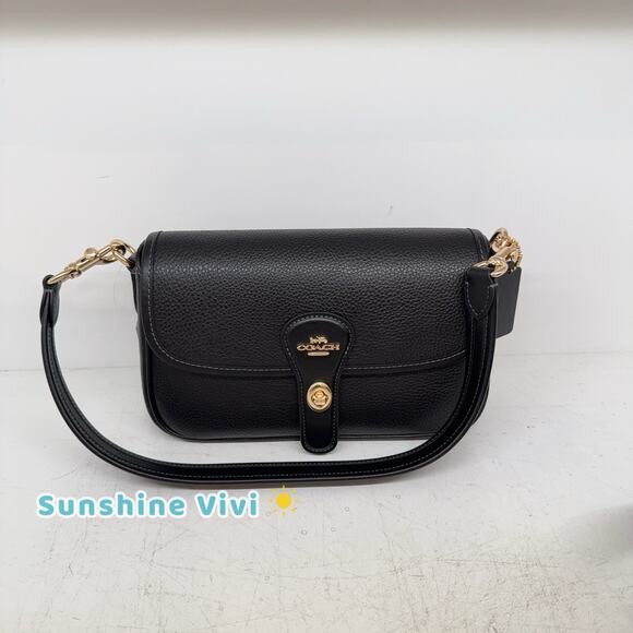 Coach | Bags | Nwt Coach Hadley Shoulder Bag Handbag Cy683 Goldblack ...